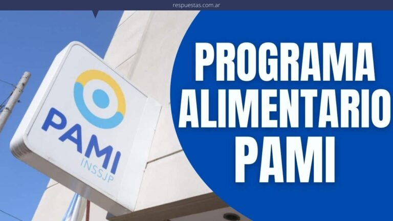 Programa Alimentario PAMI ¿Como Anotarse? 2022 Formulario - Respuestas